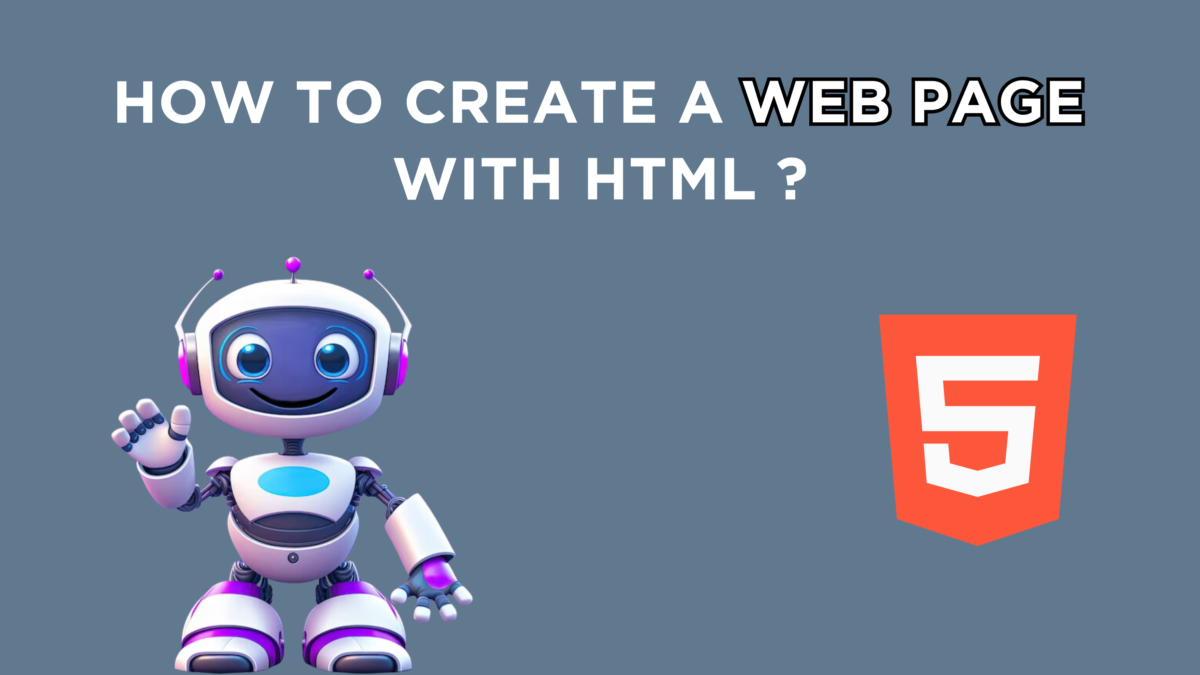 How to create a web page with HTML ? | Coding Stella