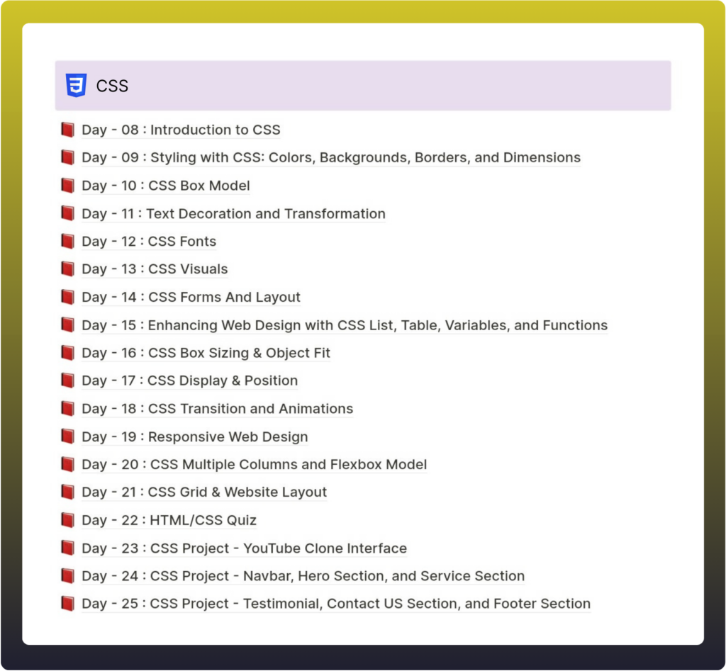 Master Frontend in 100 Days Ebook | Coding Stella