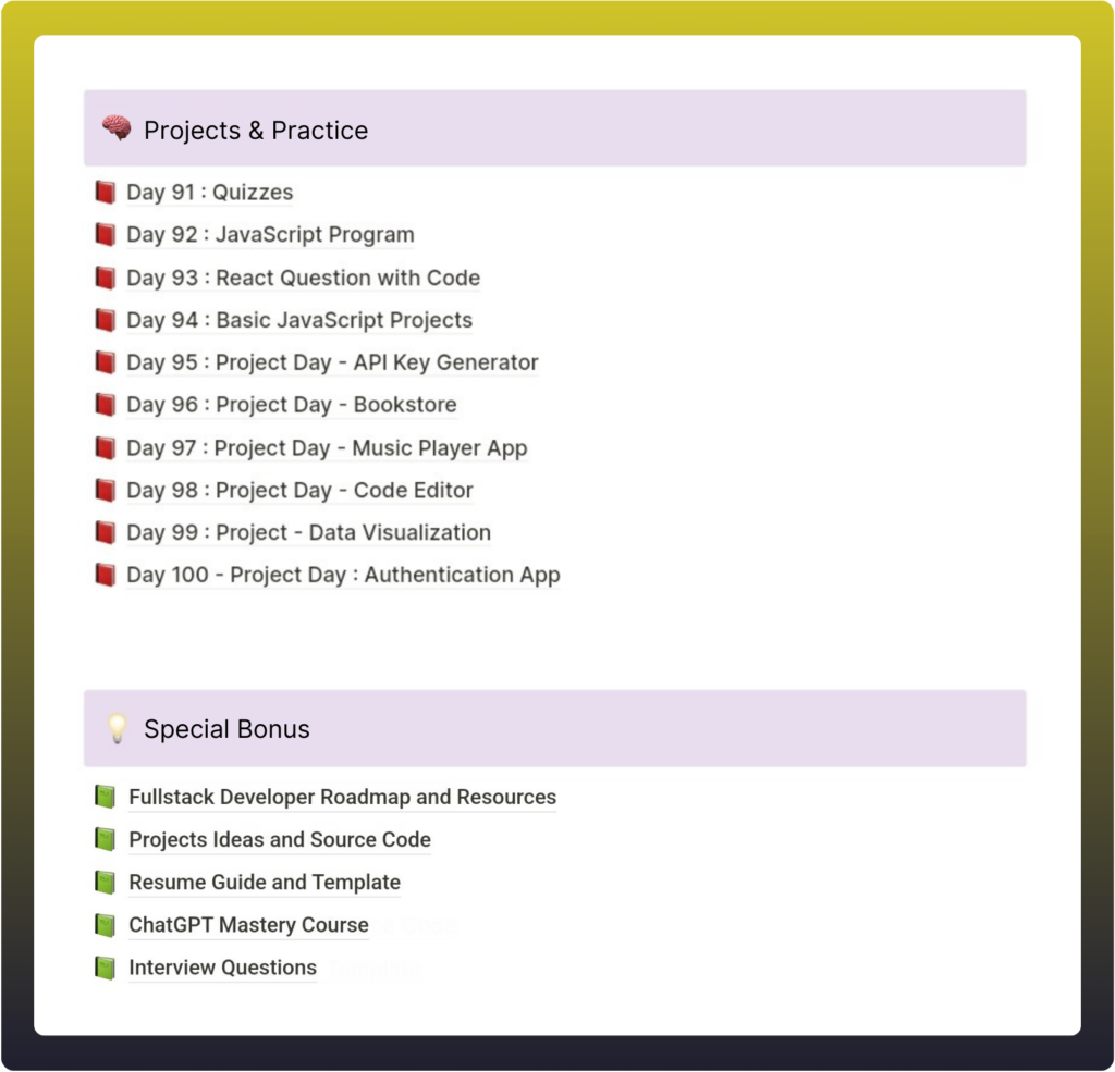 Master Frontend in 100 Days Ebook | Coding Stella