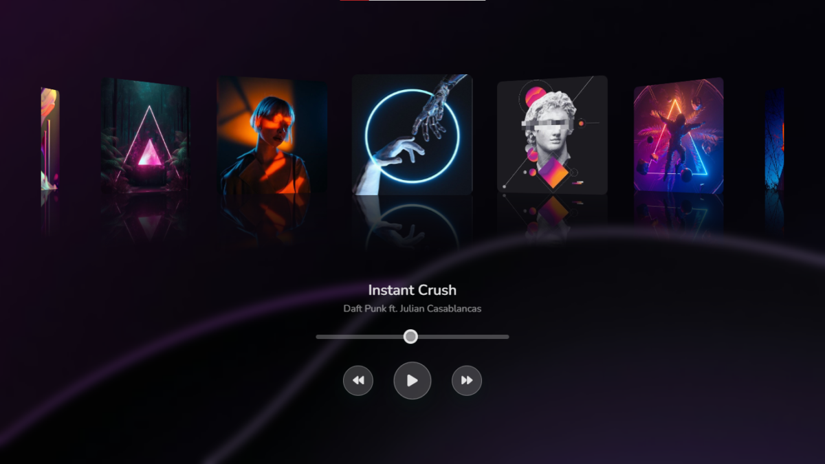How To Make Music Player With Slider Swiper Js Using Html Css And Javascript Coding Stella