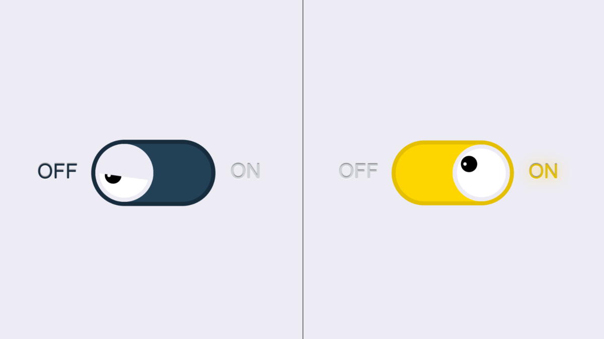 How to make Minion Eye Toggle using HTML & CSS | Coding Stella