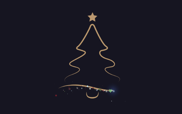 How to create Merry Christmas Tree Animation using HTML CSS & JavaScript | Coding Stella