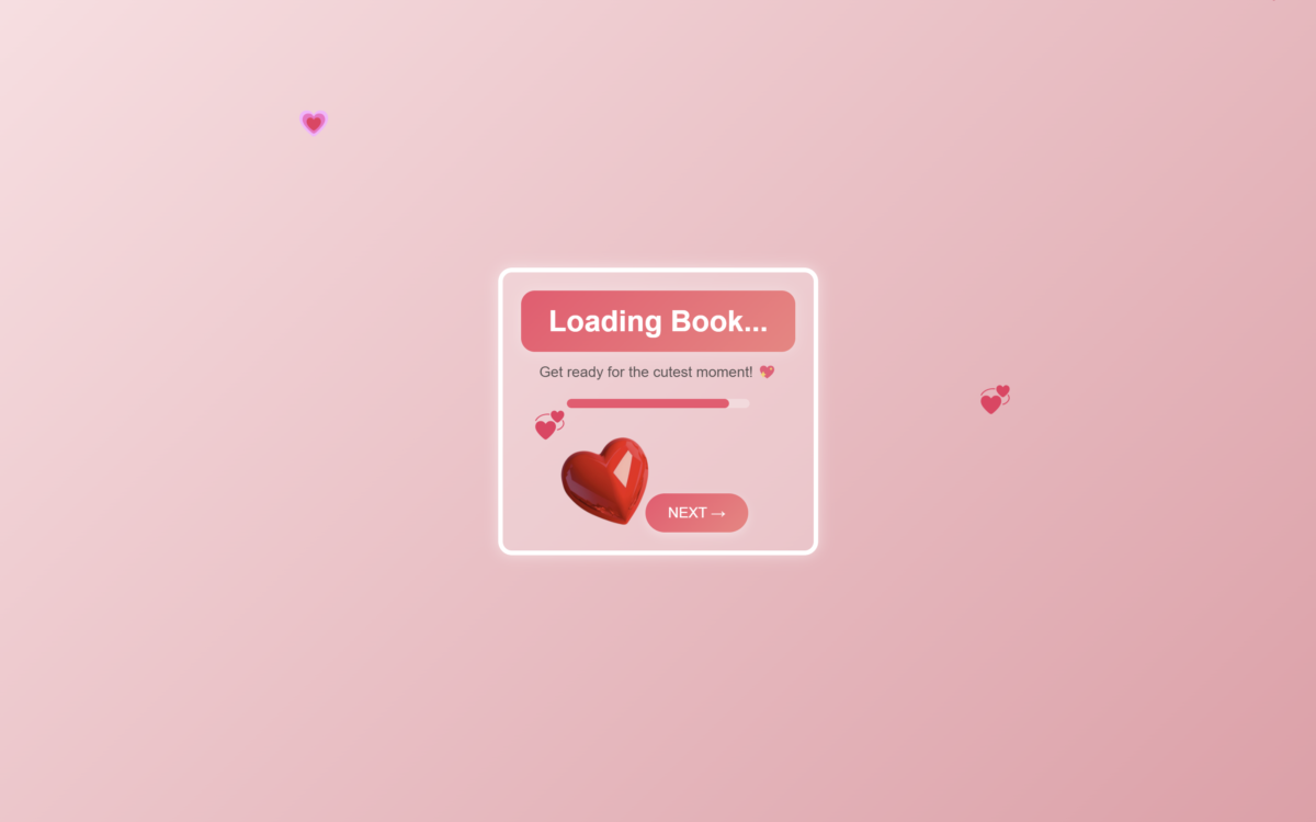 How To Create Valentines Day Book Using Html Css And Javascript Coding 