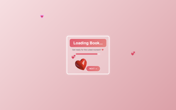 How To Create Valentines Day Book Using Html Css And Javascript Coding 0418