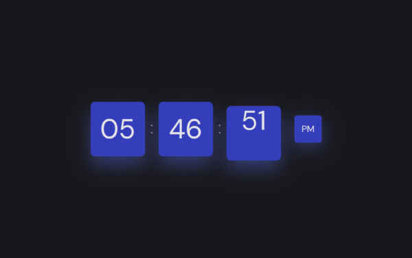How To Make Animated Bouncy Clock In Html Css And Javascript Coding Stella 