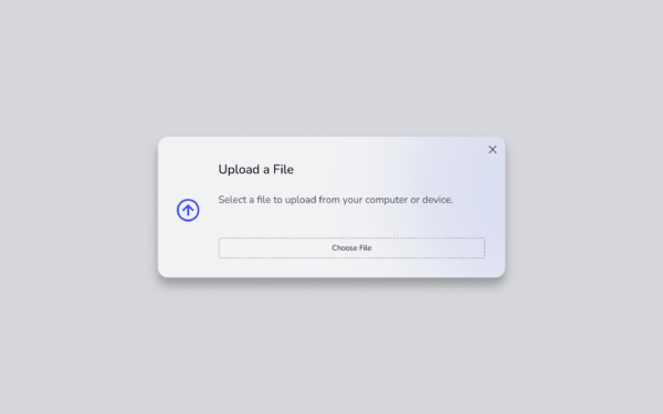How To Create Animated File Upload Modal Using Javascript Coding Stella