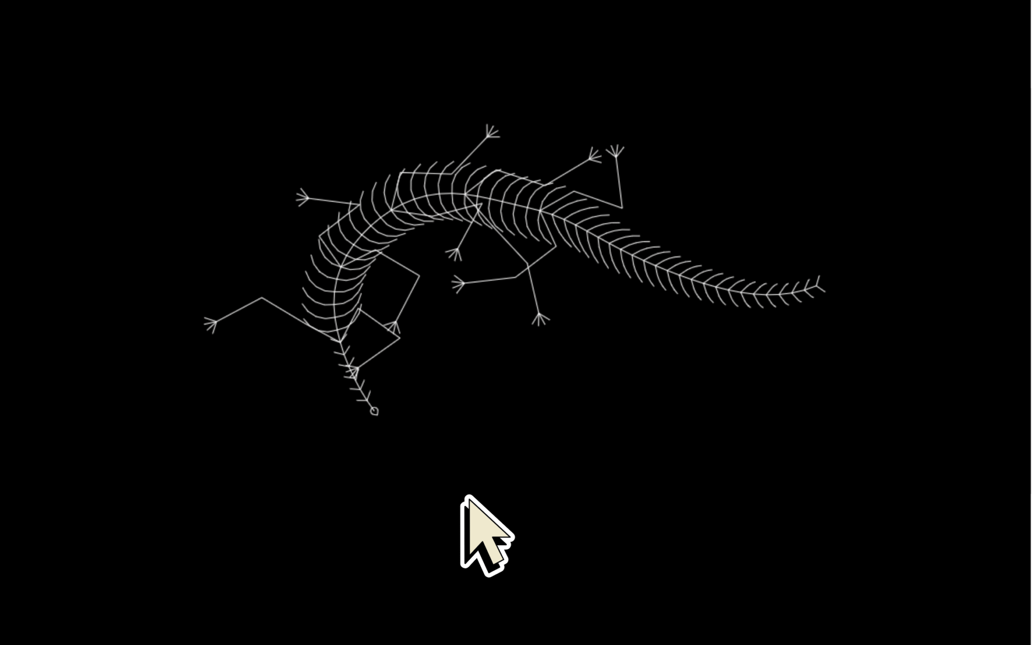 How to create Reptile Interactive Cursor using HTML and JS - Coding Stella