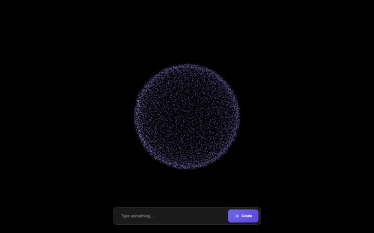 How to create Particle to 3D Text Animation using HTML CSS and JS ...